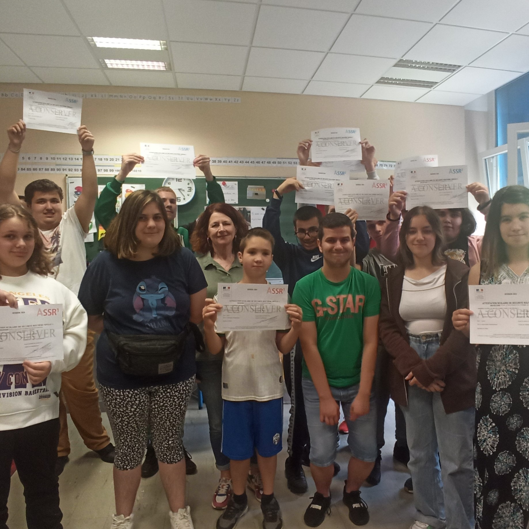 REMISE DE DIPLOME ASSR / CFG A L’IME LA ROSERAIE IME La Roseraie